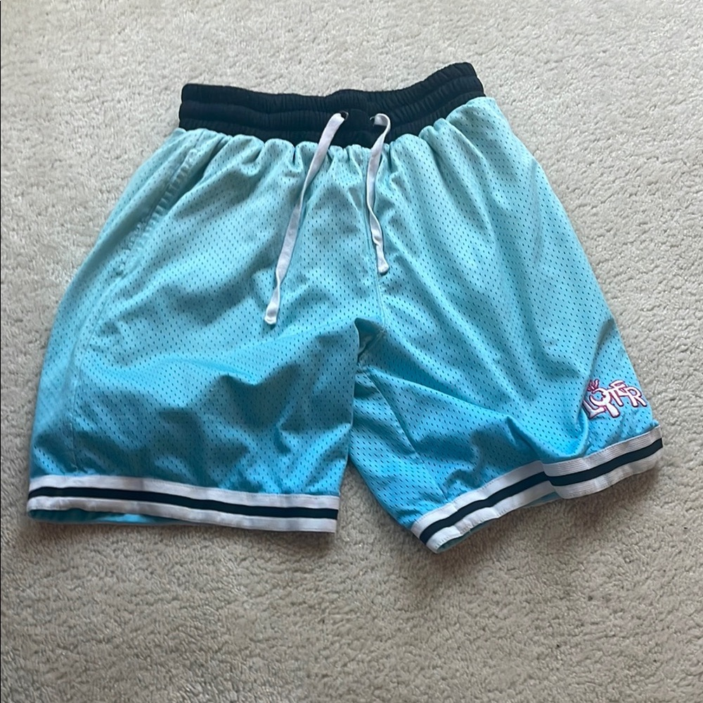 Blue Gradient Men's Basketball Shorts - Gem